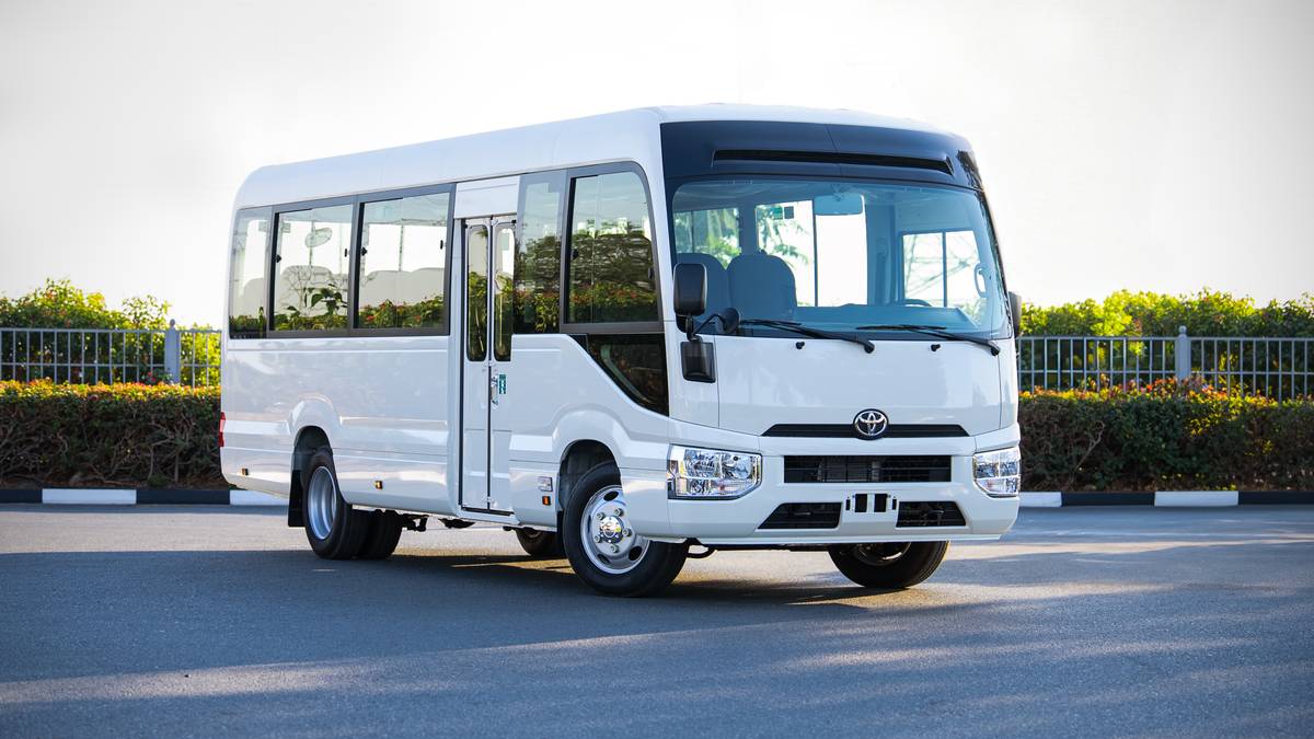2025 Toyota Coaster 23 Seater — Specs & Photos | Legend Motors | Legend ...